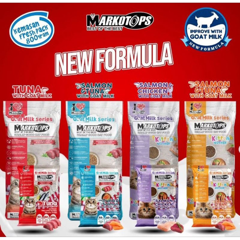 Jual Markotops makanan kucing 800gr | Shopee Indonesia