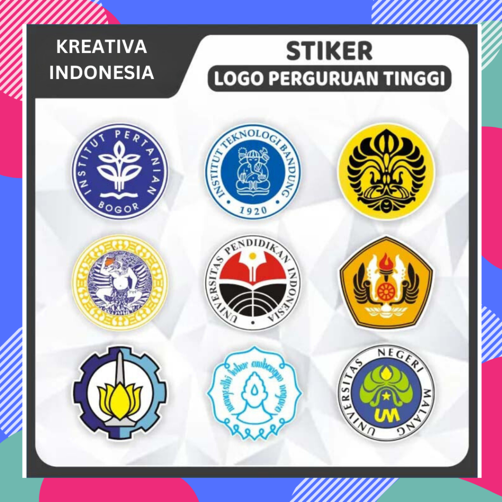 Jual (Support Pejuang Kampus) Stiker Universitas MAKARA UI ITB UGM UNJ ...