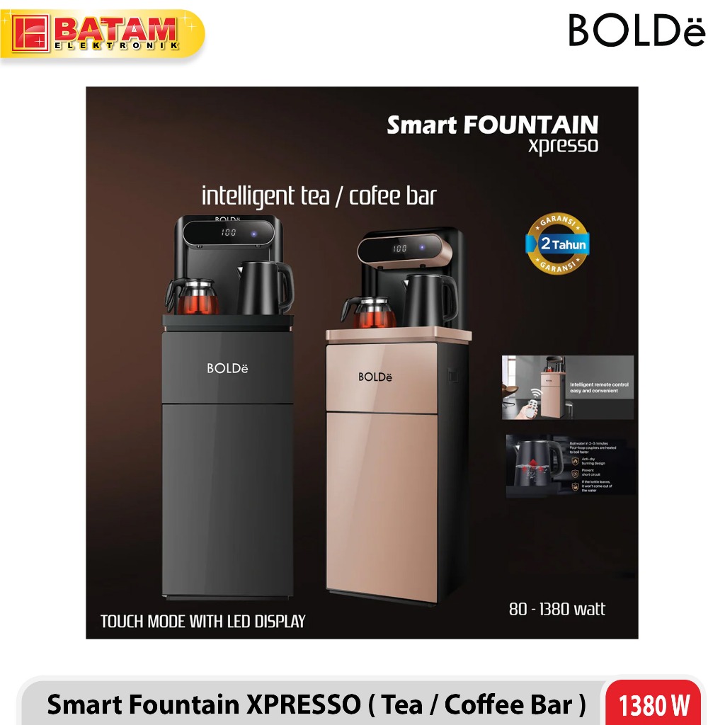 Jual BOLDE Smart Fountain XPRESSO (Tea/Coffee Bar) | Shopee Indonesia