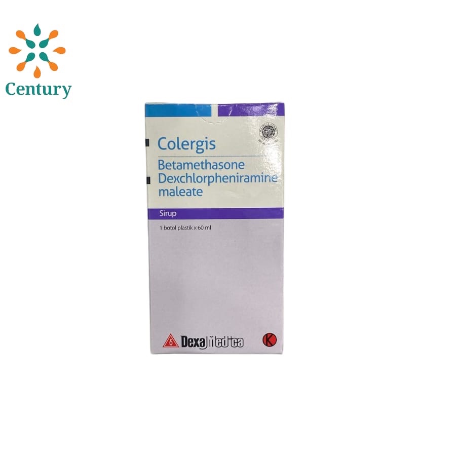 Jual COLERGIS SYRUP 60 ML/DEXAMETHASON/ALERGI/GATAL/RADANG | Shopee ...