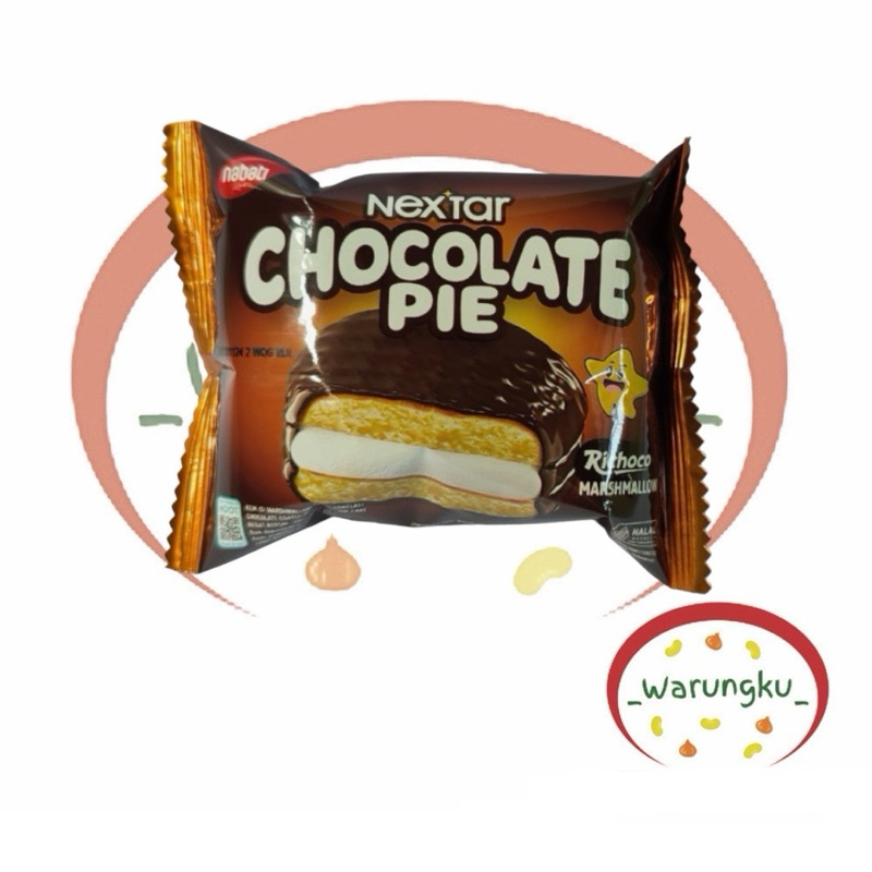 Jual CHOCOLATE PIE 1pcs NEXTAR CHOCO PIE SATUAN Rasa Coklat Keju ...