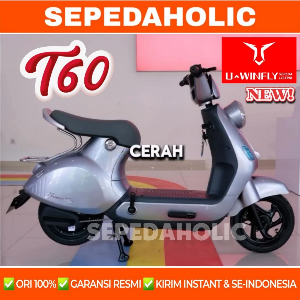 Jual Sepeda Listrik UWINFLY T60 TERBARU 500 Watt Electric E Bike | Shopee Indonesia