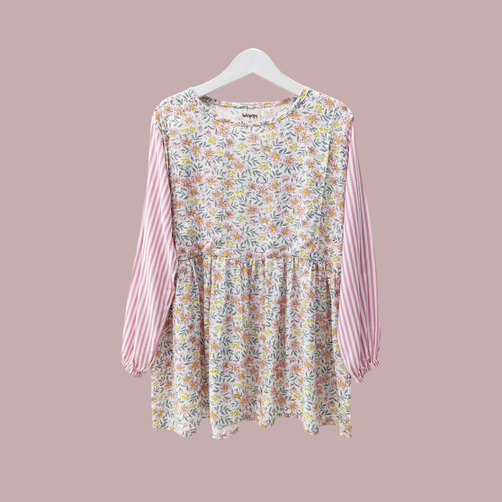 Jual Baju Menyusui Blouse Atasan Hamil Busui Bukaan Samping Kanan Kiri ...