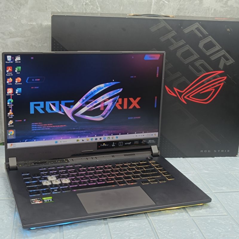 Jual LAPTOP 2ND ASUS ROG STRIX G513RC AMD RYZEN 7 6800H RAM 8 GB SSD ...