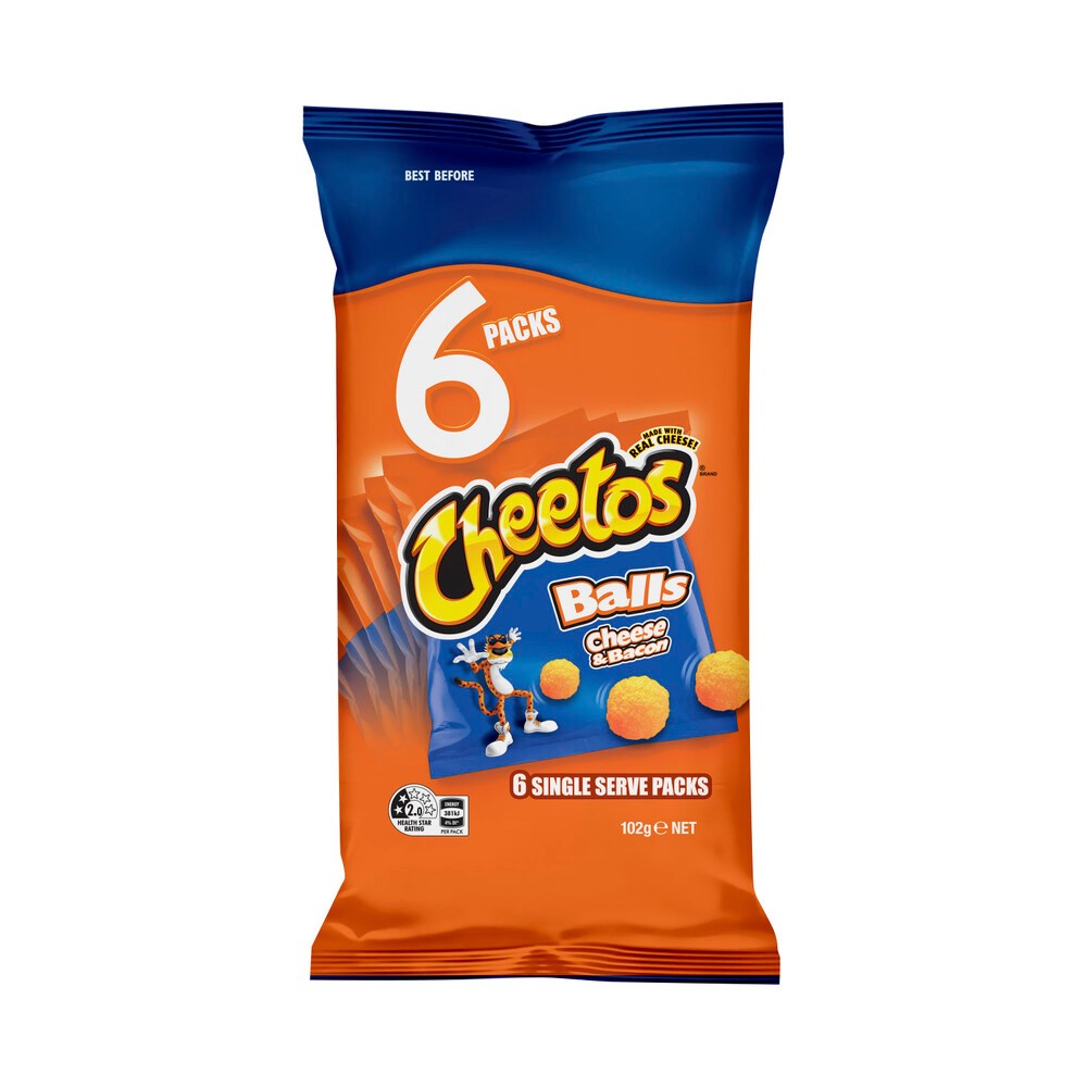 Jual Cheetos Cheese & Bacon Balls 8 pack | 130 Australia | Shopee Indonesia