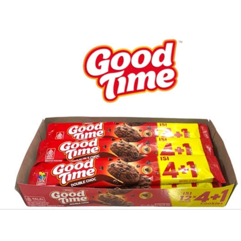 Jual Good Time Double Choc isi 12 pc @26,5 gram Kue Coklat dengan Choco ...