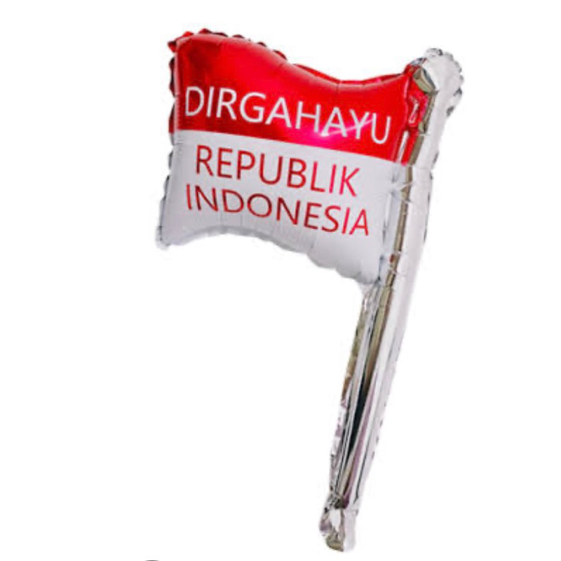 Jual BALON FOIL BENDERA MERAH PUTIH / BALON FOIL DIRGAHAYU RI / BALON ...