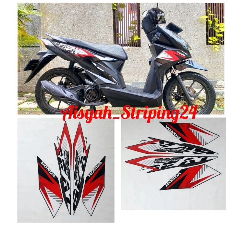 Jual STIKER STICKER STRIPING LIS LES POLET BODY MOTOR HONDA BEAT FI ESP ...