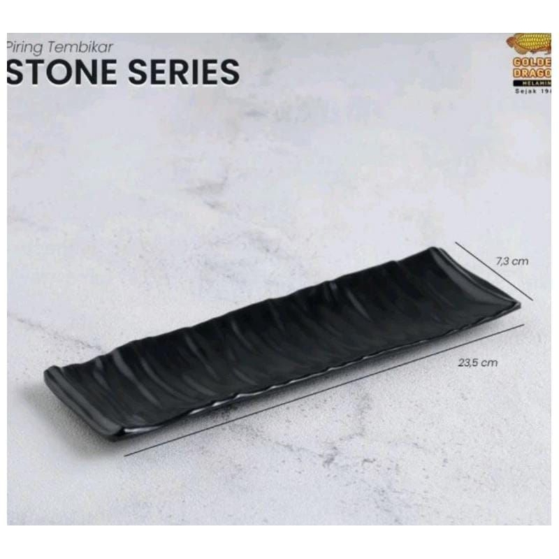 Jual Piring Melamin Sushi Stone Series P5909A Golden dragon melamin ... Jual Piring Melamin Sushi Stone Series P5909A Golden dragon melamin ...