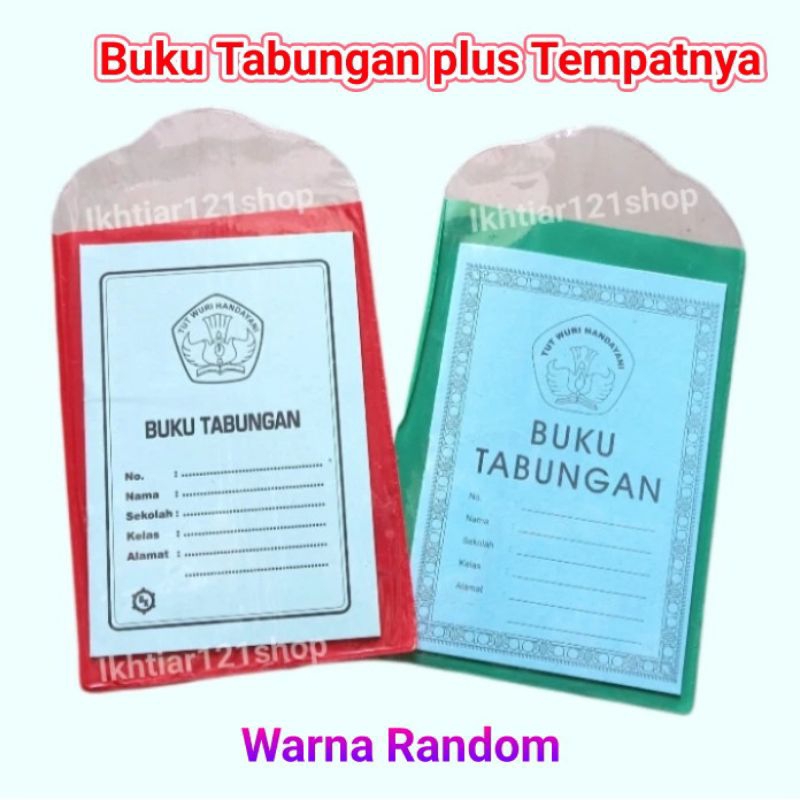 Jual Paket Buku Tabungan Siswa dan Cover Mika Plastik Tempat Buku ...