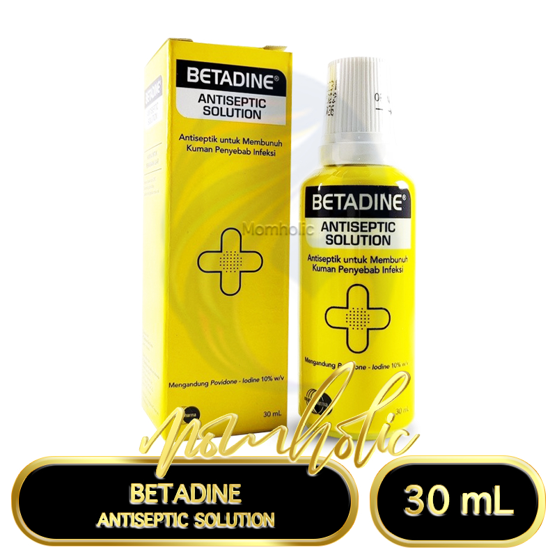 Jual BETADINE Antiseptic Solution Obat Luka Luar 30 mL | Shopee Indonesia