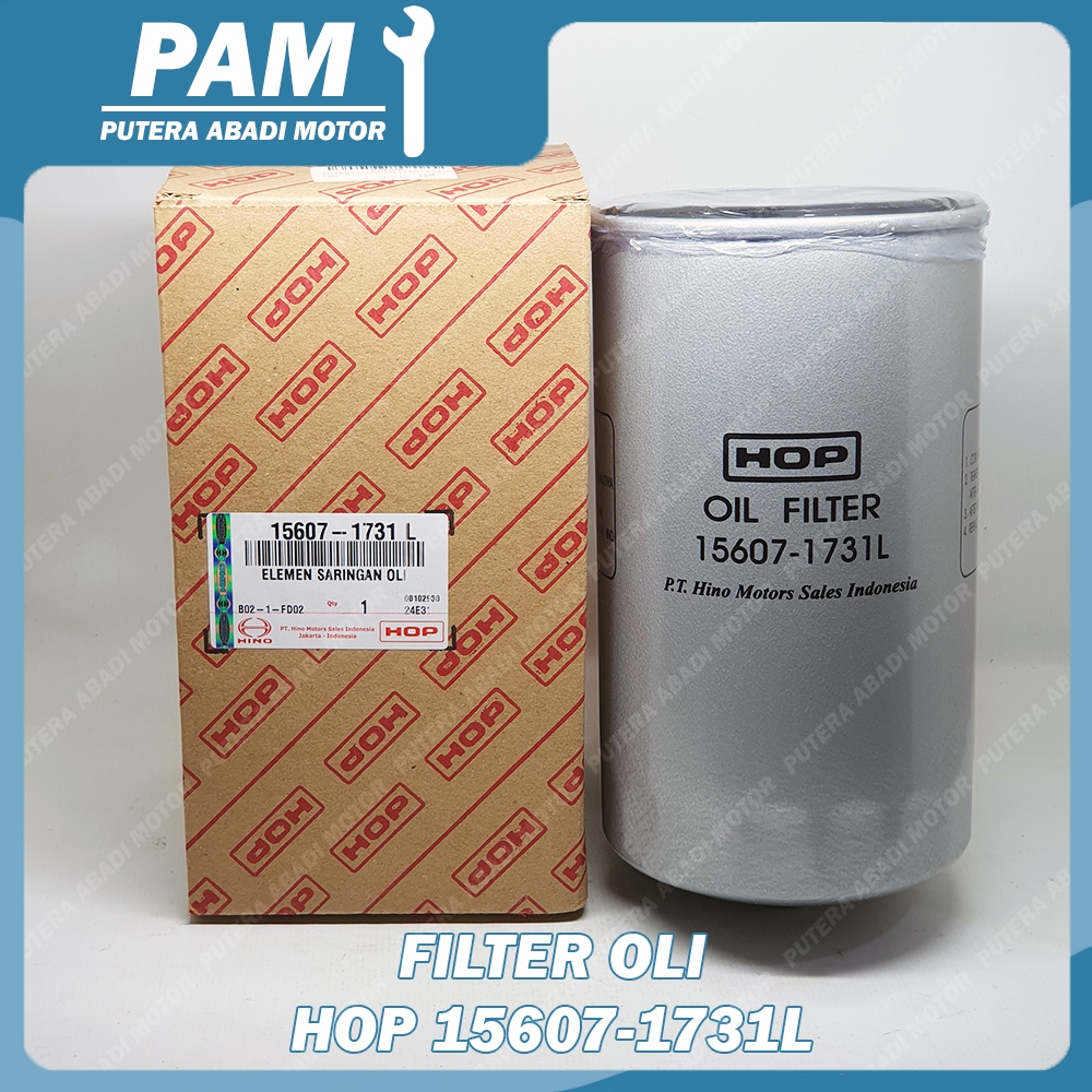 Jual Filter Oli Hino Lohan HOP 15607-1731L Oil Filter Lohan | Shopee ...