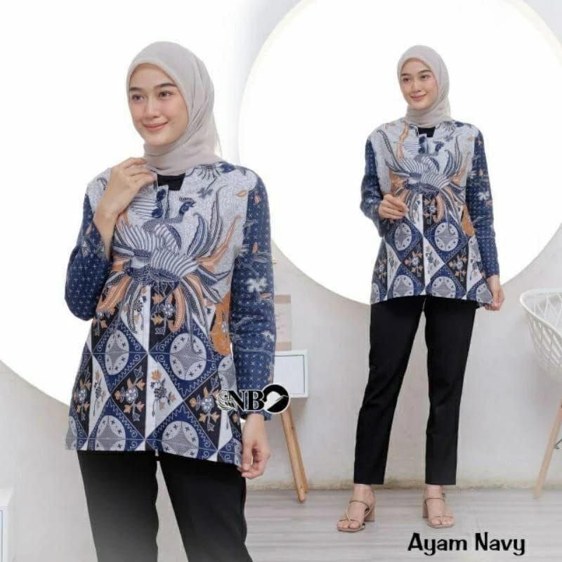 Jual MEIFA BATIK Blouse Kemuning | Atasan Batik | Blouse Atasan ...