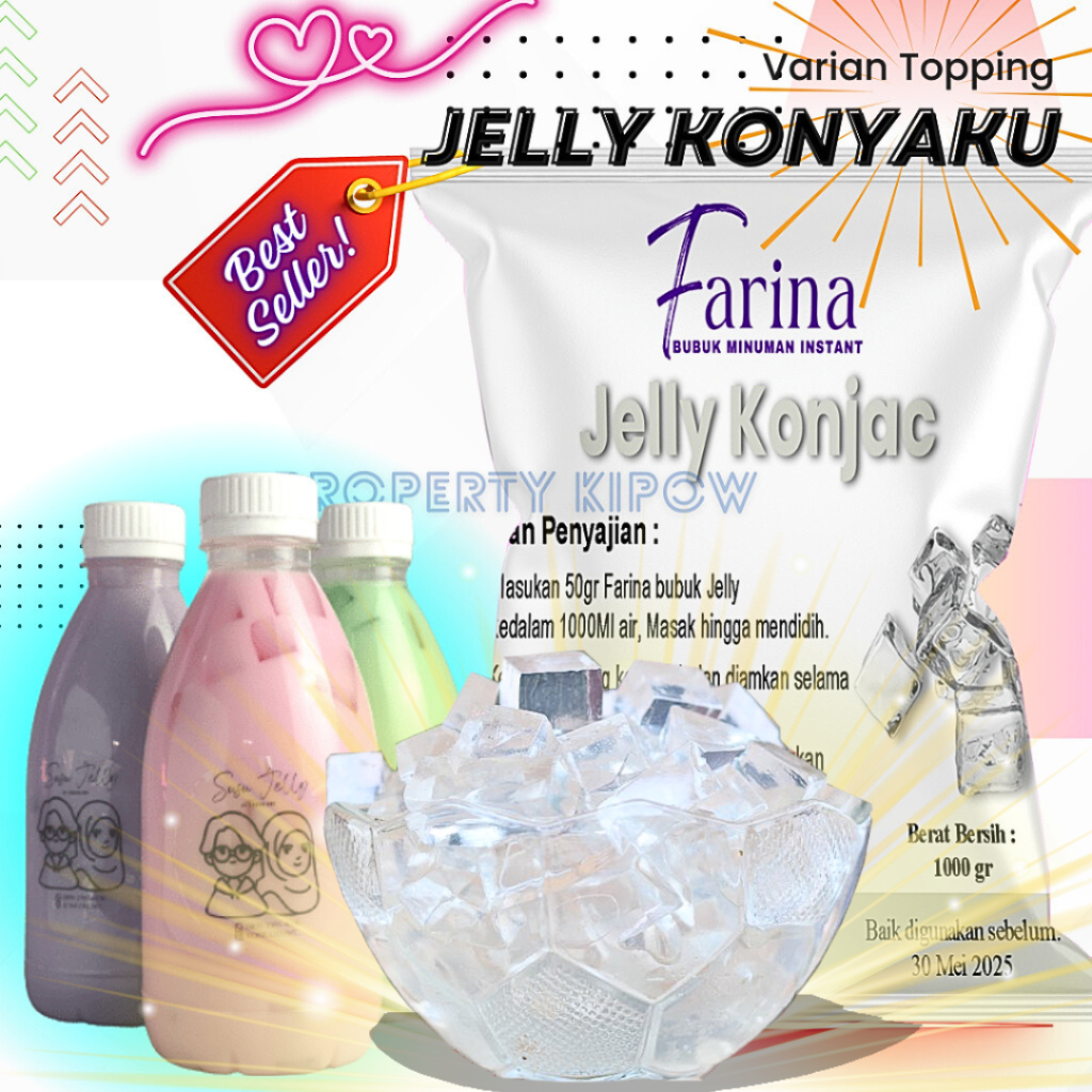 Jual FARINA Bubuk Jelly Konyaku - Bubuk Konjac 1kg | Shopee Indonesia