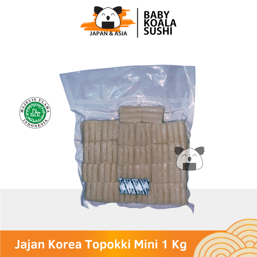 Jual JAJAN KOREA Topokki Mini 1 Kg Halal | Tteokbokki / Rice Cake. | Shopee Indonesia