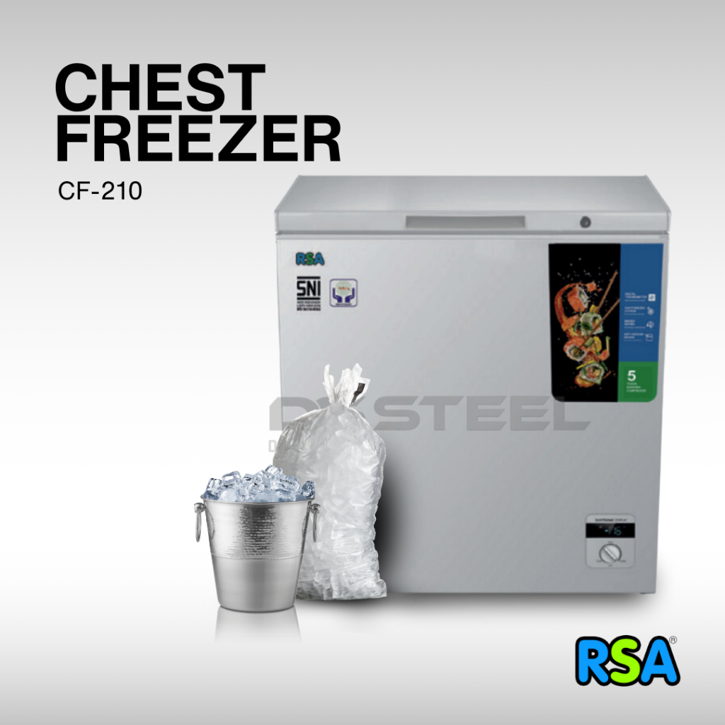 Jual RSA Chest Freezer CF-210/Freezer Box RSA CF 210/Frizer Rumahan 199 ...