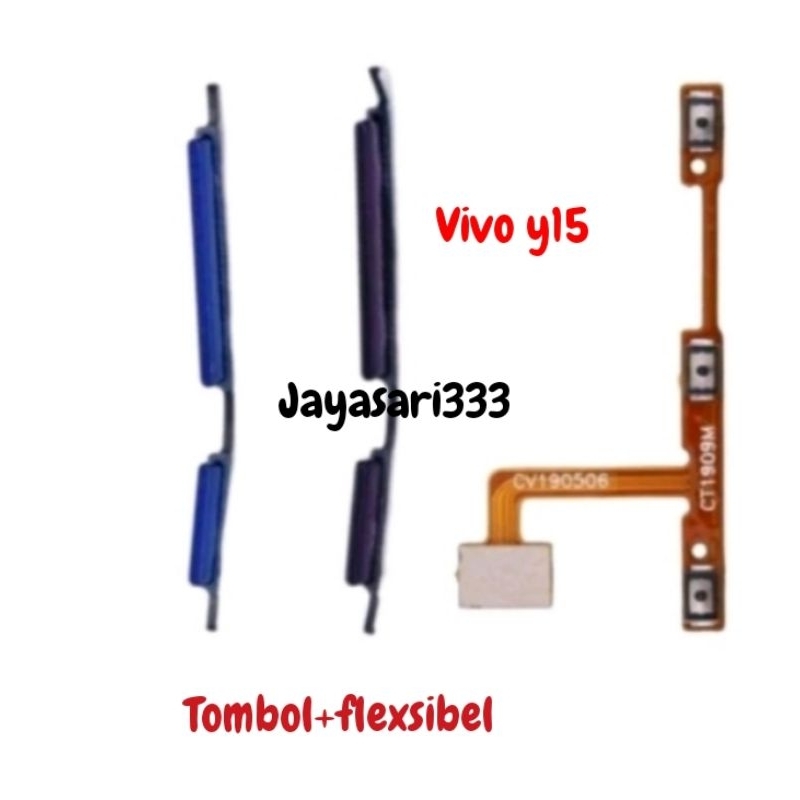 Jual Tombol luar+flexsibel set Vivo y15 on off Volume original fullset | Shopee Indonesia