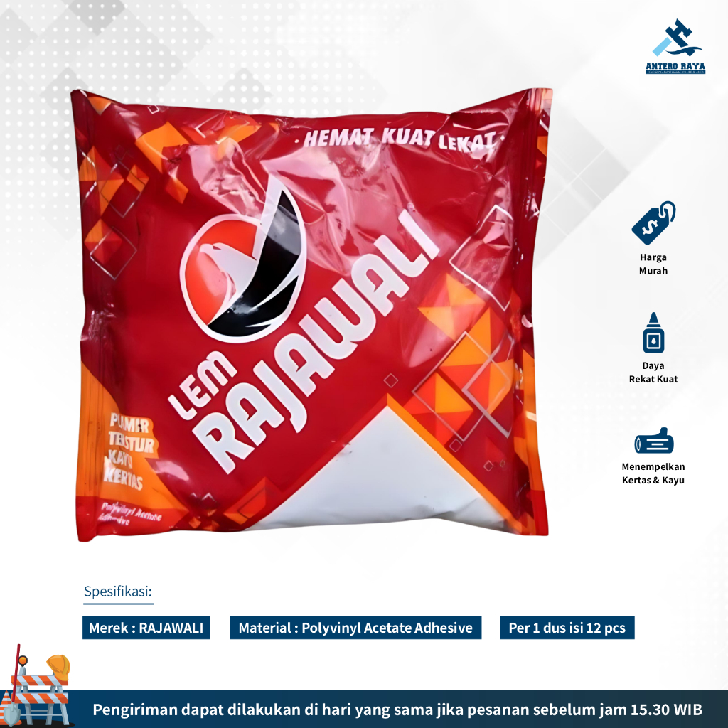 Jual Lem Rajawali Putih 1 Dus Isi 12 Pcs Plamir Dinding Interior ...