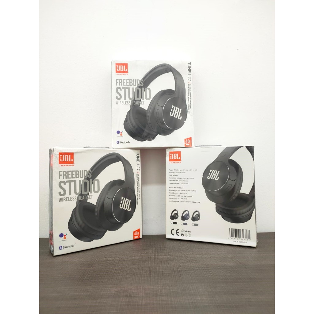 Jual Headphone Bluetooth Tune J-27 Pure bass sound wireless headphone earphone headset OEM Over ...