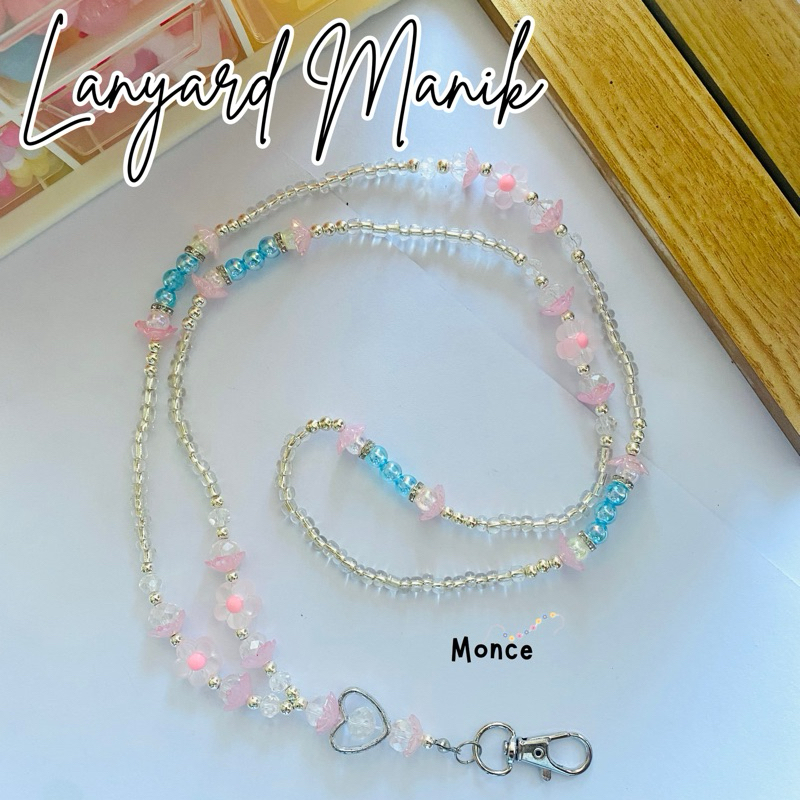 Jual MONCE Lanyard Manik | Kalung Lanyard ID Card | Shopee Indonesia