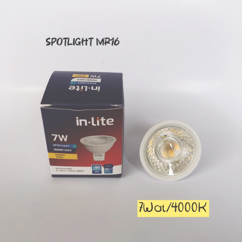Jual Lampu Spotlight MR16 Led 7 watt 220V/inlite Lampu MR16 led | Shopee Indonesia