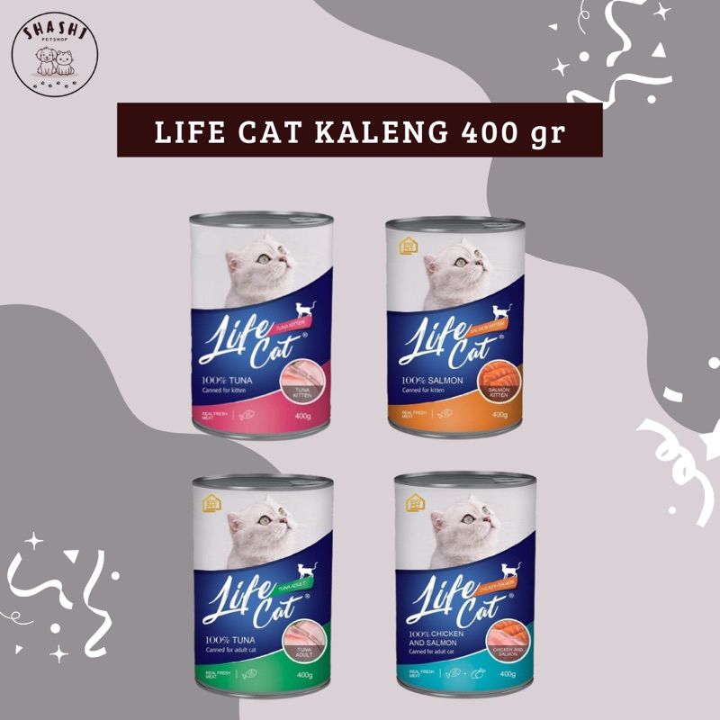 Jual LIFE CAT KALENG 400 GR | Shopee Indonesia