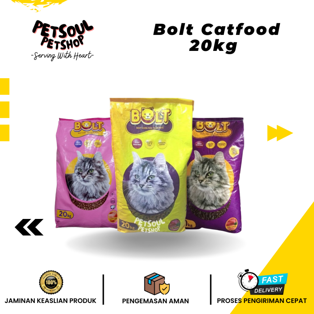 Jual Makanan Kucing Bolt Catfood 20g / Bolt Donat / Bolt Ikan / Bolt ...