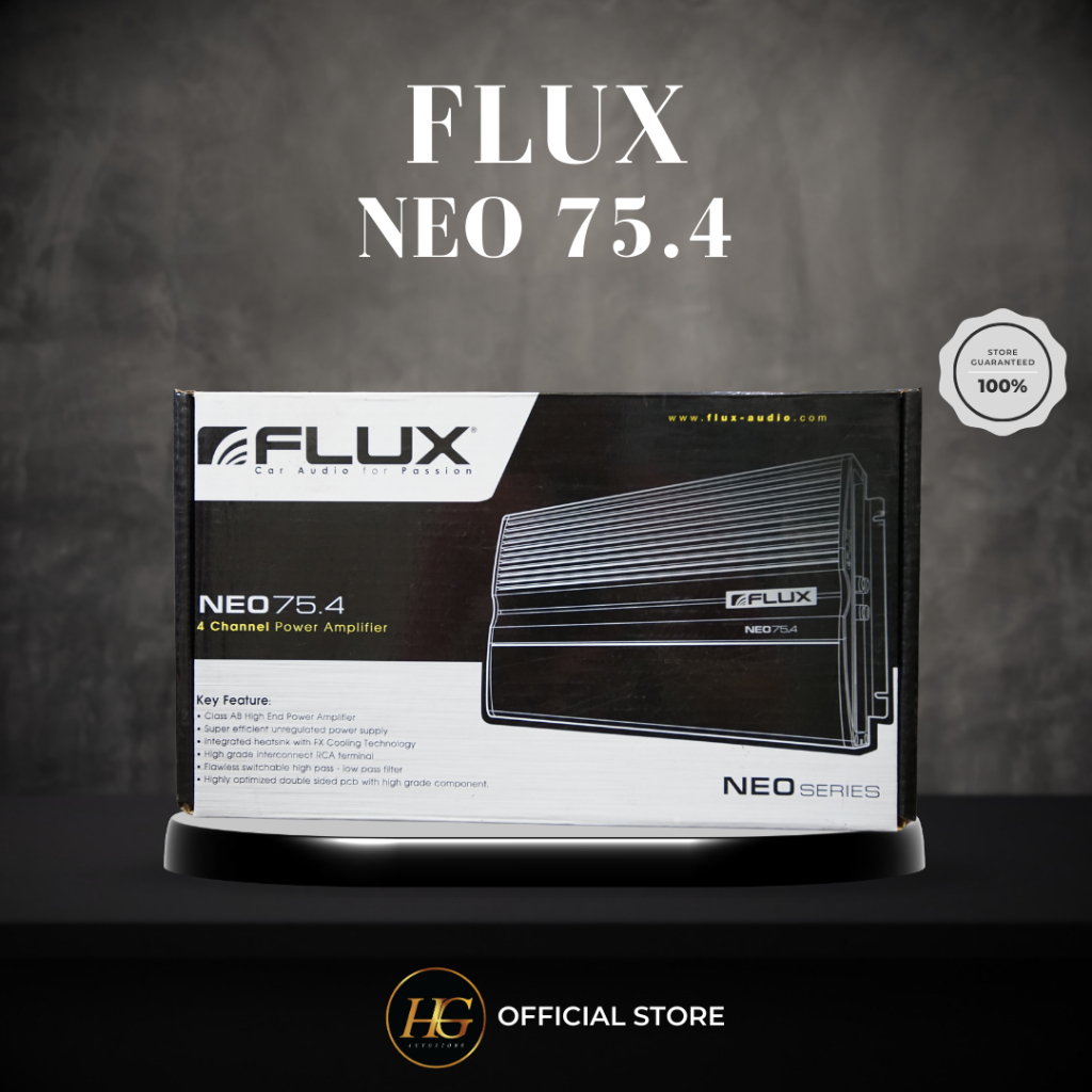 Jual Power Amplifier Flux Neo 75.4 (second) | Shopee Indonesia