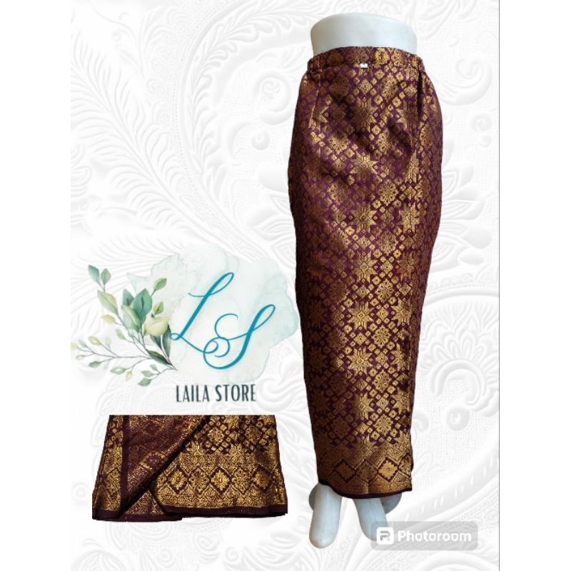 Jual Rok Songket Span// Rok Songket Kebaya// Rok Songket Wisuda// Rok ...