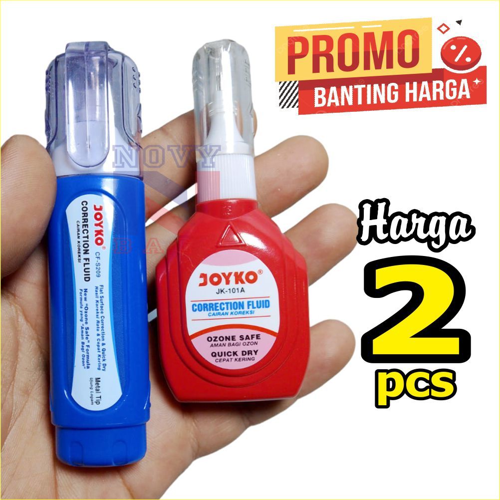 Jual TIP EX, TIPE - X,TIP-X, TIPEX JOYKO CORRECTION PEN JOYKO HARGA 2 PCS | Shopee Indonesia