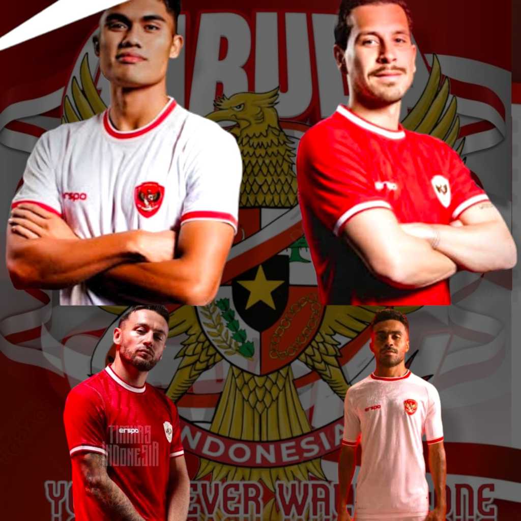 Jual CUCI GUDANG Jersey erspo Timnas Indonesia 2024 GRAD3 0R1 Logo ...