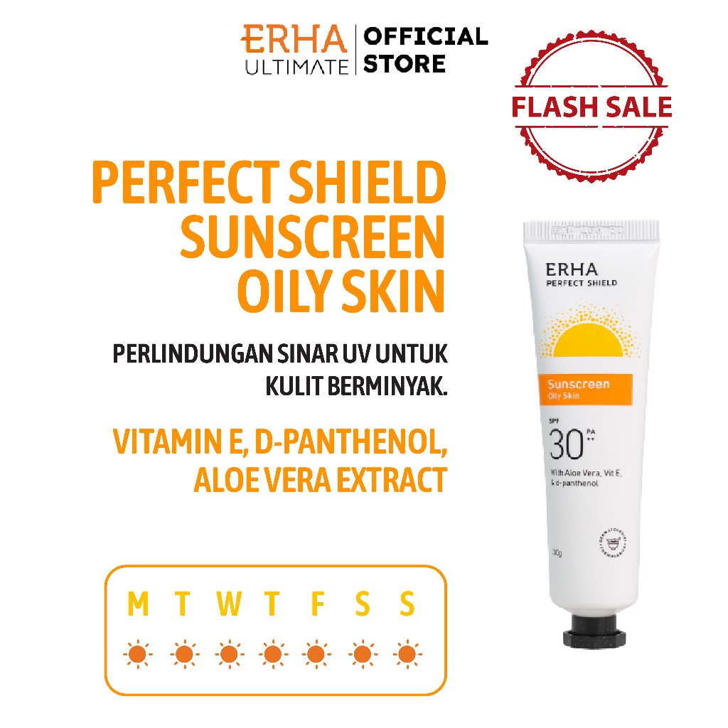 Jual ERHA Perfect Shield Sunscreen Oily Skin 30gr | Shopee Indonesia