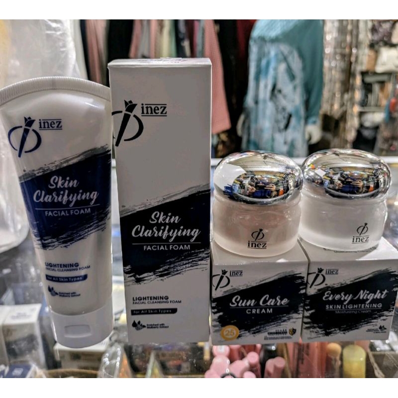Jual INEZ PAKET PENCERAH/FLEK HITAM - Sabun Crem siang , Malam - New ...