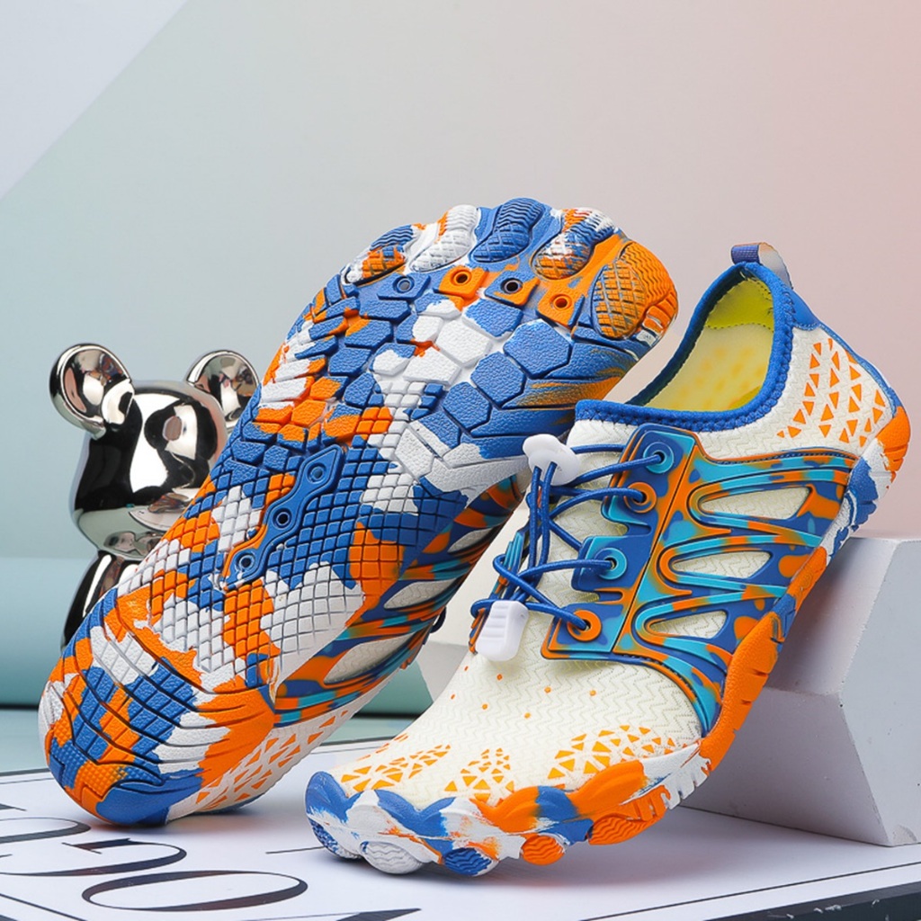 Jual Sepatu Pantai Aqua Wading Shoes Rafting Pria Waterproof Diving ...