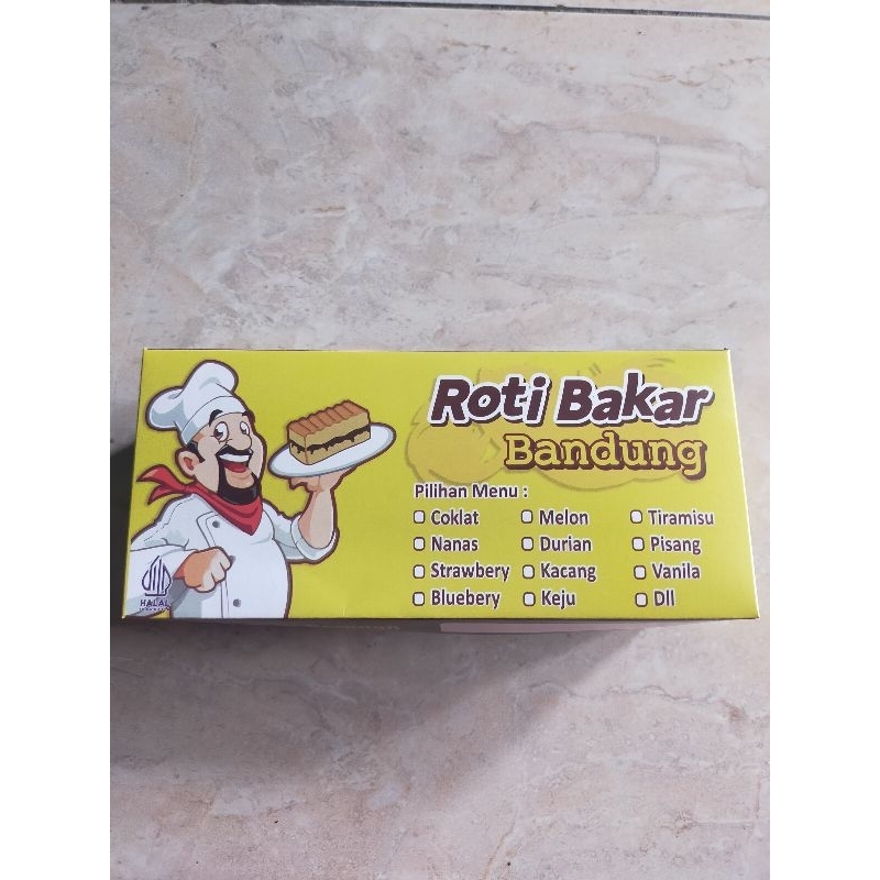 Jual Kotak Roti Bakar/Box Roti Bakar Uk 19,5x9x7cm 1pack isi 50pcs ...
