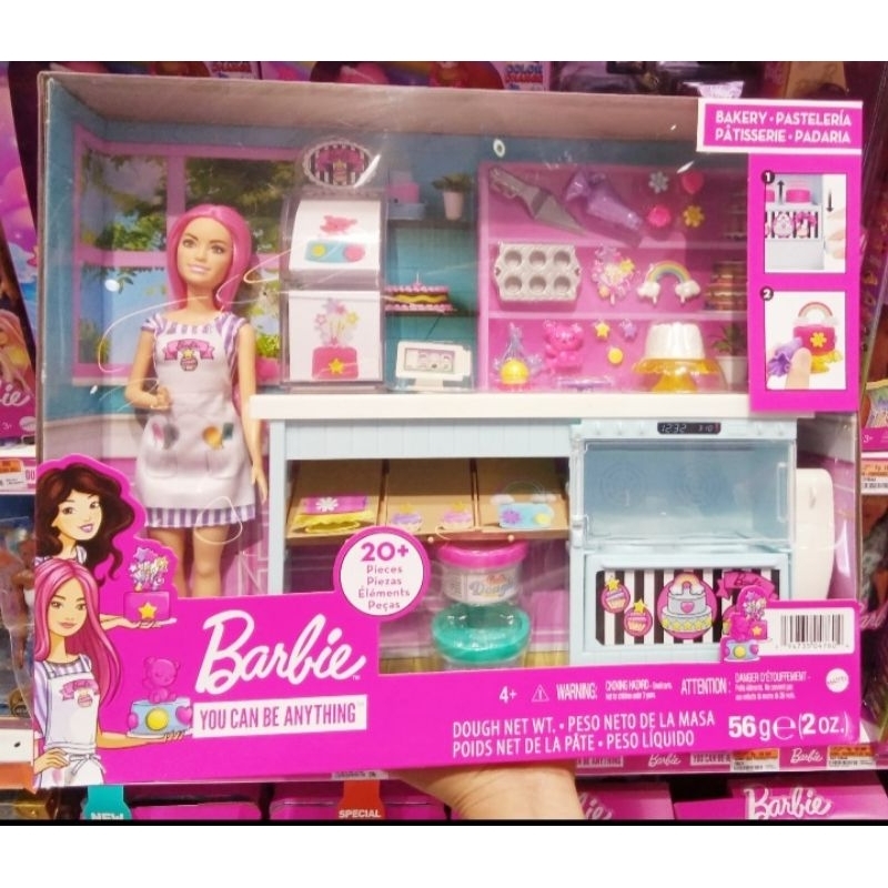 Jual barbie bakery play set mainan bakery barbie mainan figure barbie ...