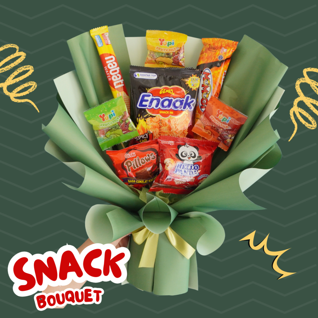 Jual SNACK BOUQUET MURAH / SNACK BUKET / BUKET SNACK | Shopee Indonesia