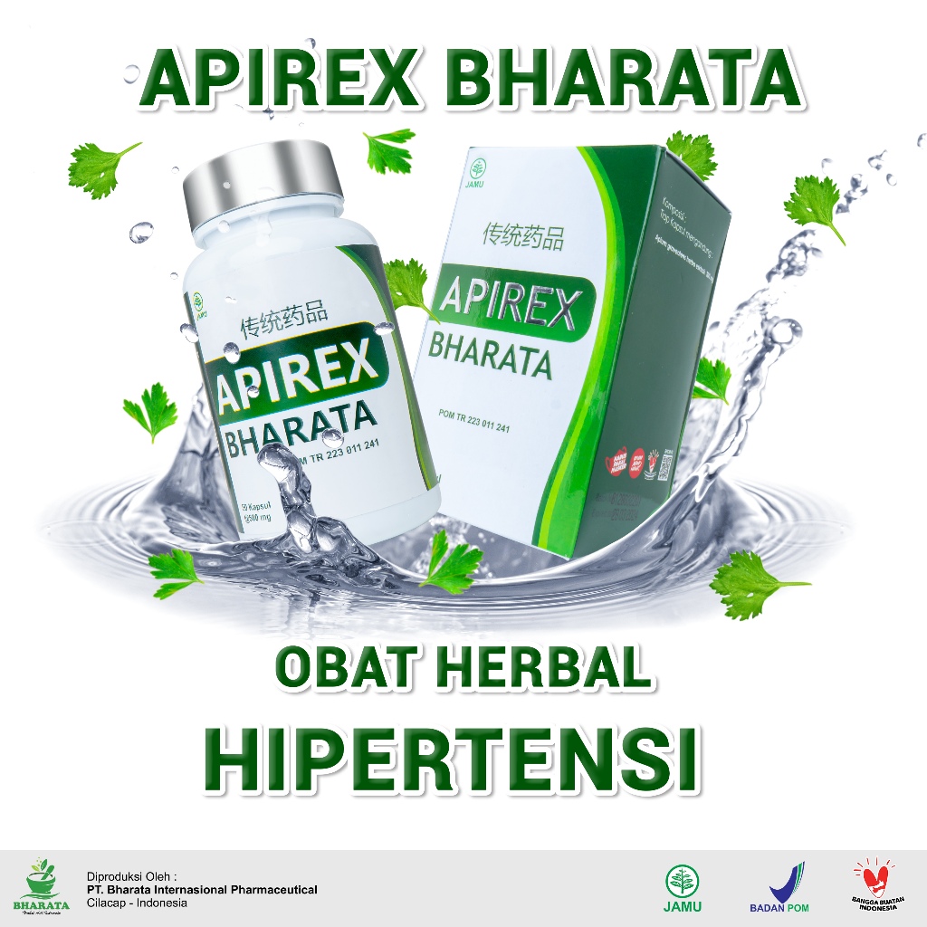 Jual Apirex Bharata - Obat mengatasi Hipertensi,Darah tinggi,Kolestrol ...