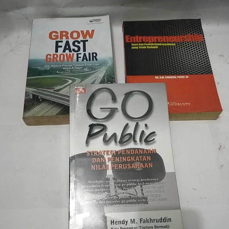 Jual ORIGINAL GO PUBLIC STRATEGI PENDANAAN DAN PENINGKATAN NILAI PERUSAHAN / GROW FAST GROW FAIR ...