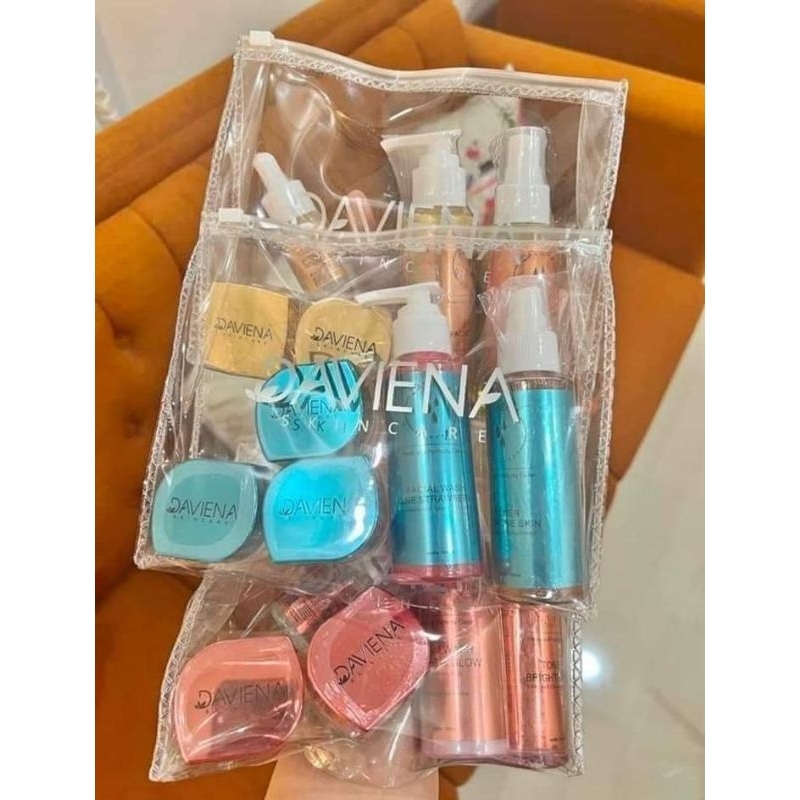 Jual PAKET DAVIENA ISI 5 | SKINCARE BASIC GLOWING | ACNE | FLEK RETINOL ...