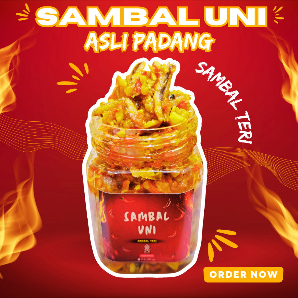 Jual Sambal Uni / Sambal Teri Khas Racikan Padang 150 gr / Bumbu Rempah ...