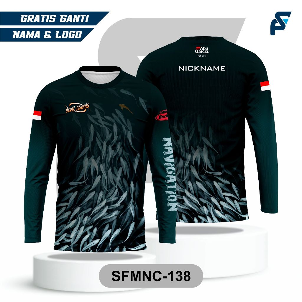 Jual Baju Mancing / Jersey Mancing / Kaos Fishing / Fishing Mania Club ...