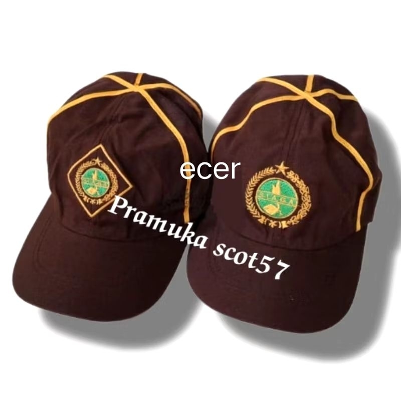 Jual Topi Pramuka Siaga Putra Putri Bordir / Topi Pramuka SD/ Topi ...