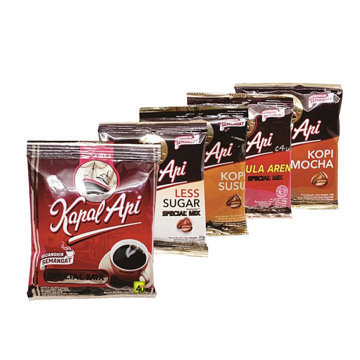 Jual Kapal api kopi 1 renceng (10 sachet) kopi susu / spesial mix ...