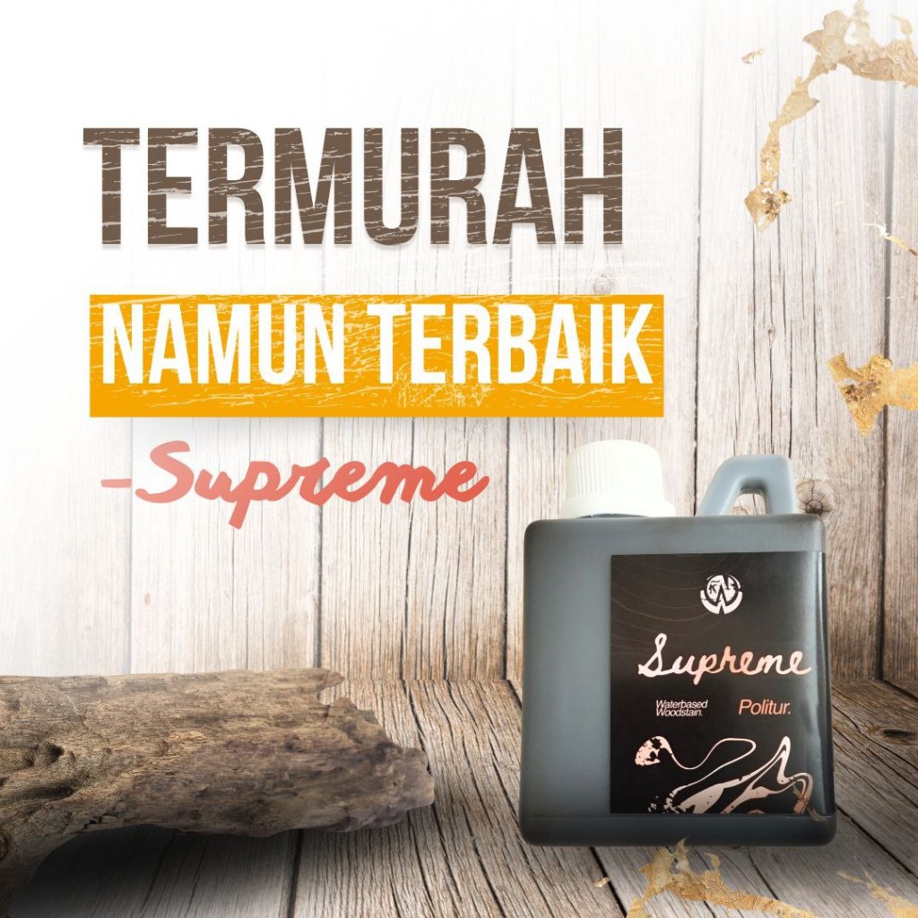 Jual Politur Kayu SUPREME Woodnesia Woodstain Waterbased Pengkilap Kayu ...