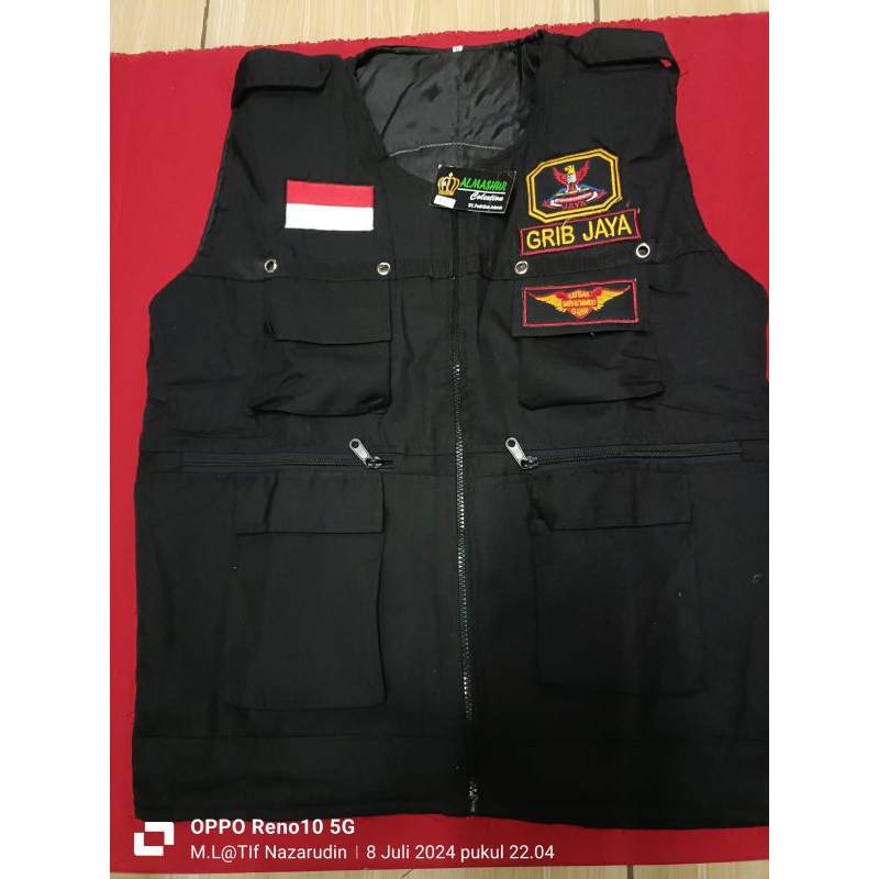 Jual LOGO TULISAN GRIB JAYA DI TEMPEL DEPAN KEMEJA | Shopee Indonesia