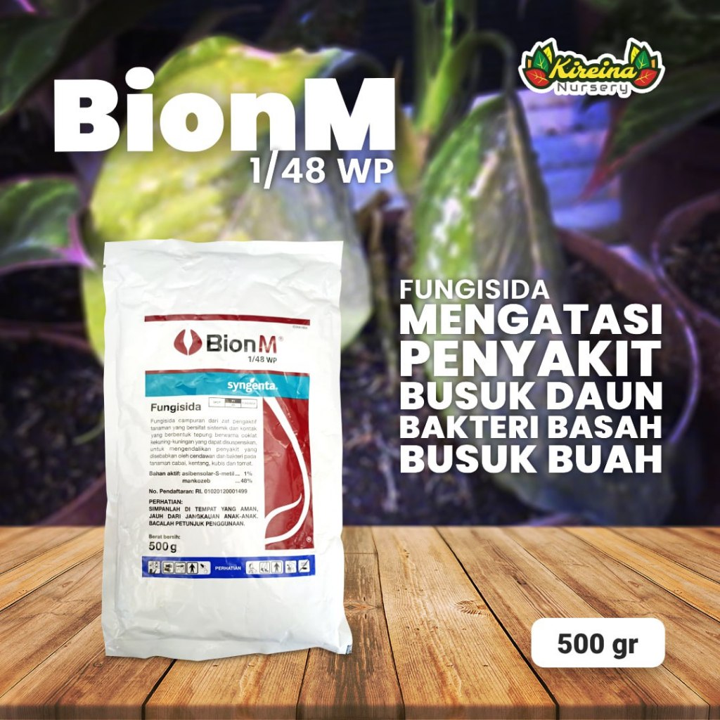 Jual [500gram] Bion M 1/48WP - Fungisida Untuk Mengatasi Penyakit Busuk ...