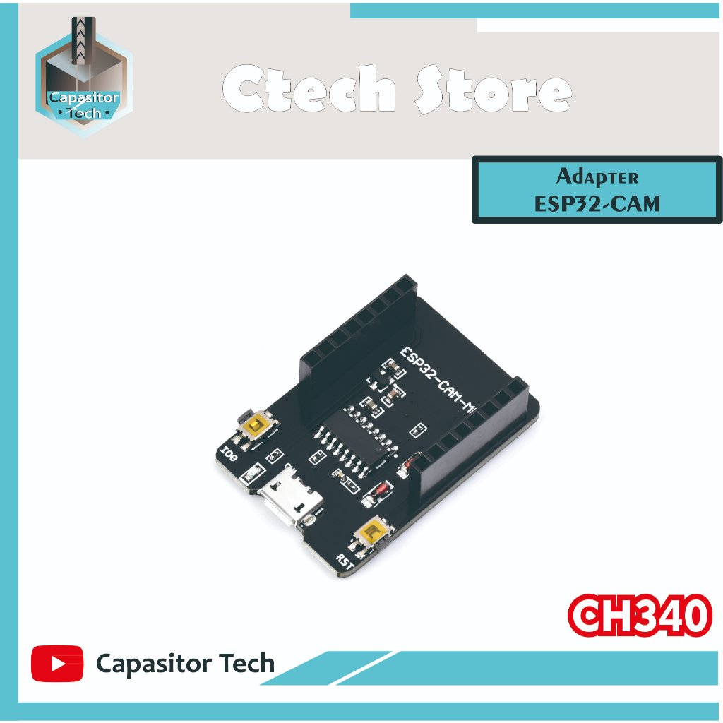 Jual Downloader Adapter ESP32 CAM Programmer CH340 OV2640 DEVELOPMENT ...