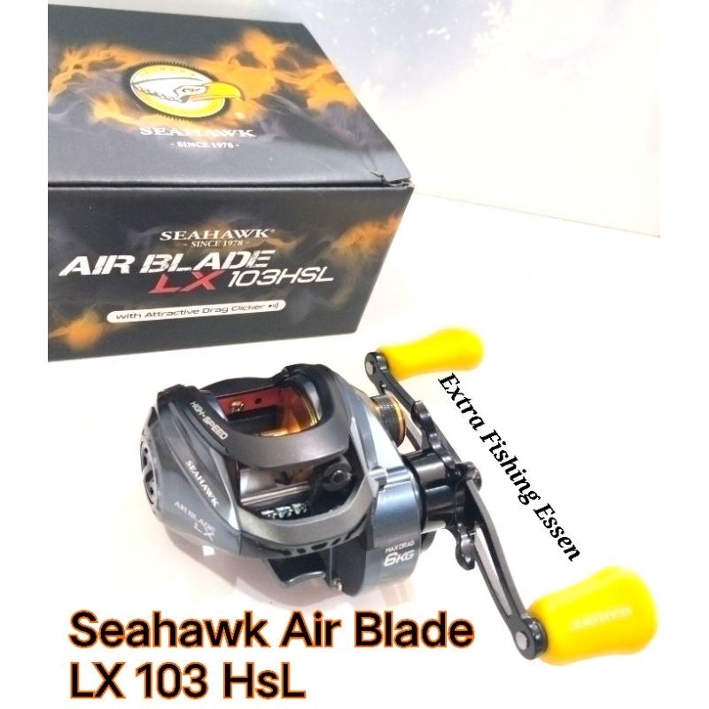 Jual Reel BC Seahawk Air Blade LX 103 HSL attractive drag clicker | Shopee Indonesia
