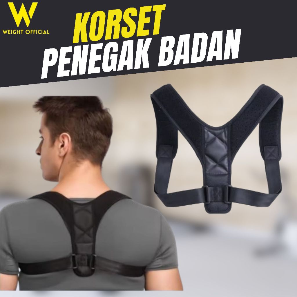 Jual korset alat therapy perbaikan penyangga postur bungkuk penegak ...
